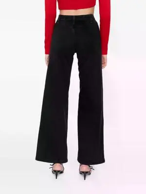 Free People Libre Wide-leg Jeans - Black