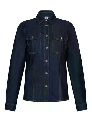 Liu Jo Contrast-stitching Denim Shirt