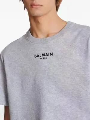 Balmain Embroidered Paris T-shirt - Grey