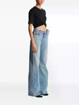 Balmain Faded Wash Jeans - Blue