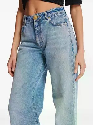 Balmain Faded Wash Jeans - Blue