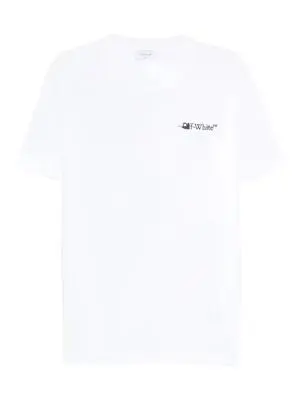 Off-White Logo-embroidered T-shirt - White
