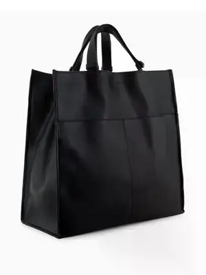 Giorgio Armani Leather Tote Bag