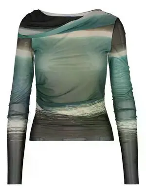 Patrizia Pepe Long Sleeve Performance Tops For Women