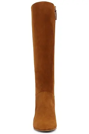 Manolo Blahnik Pitana 70 Suede Boot - Medium Brown