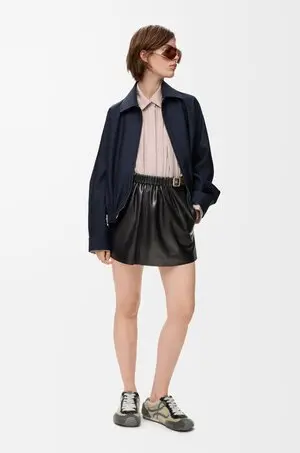 Loewe Belted Nappa Lambskin Skirt