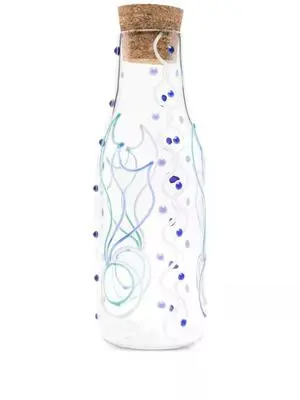 Emilio Pucci Cork-lid Glass Bottle - White