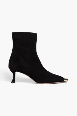 ALEXANDRE BIRMAN Olivia 60 Embellished Suede Ankle Boots