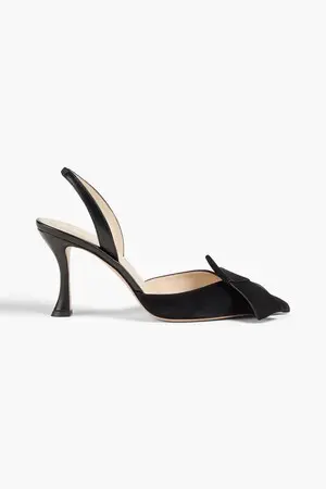 ALEXANDRE BIRMAN Bonny 85 Suede Slingback Pumps