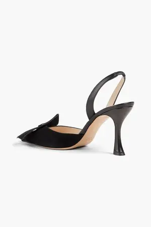 ALEXANDRE BIRMAN Bonny 85 Suede Slingback Pumps