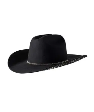San Diego Hat Wilson Studded Rancher - Black