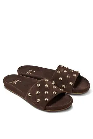 Beek Gallito Studded Slide Sandals - Brown