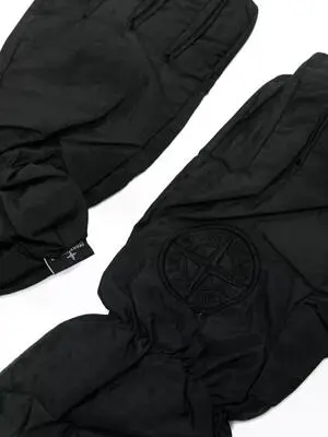 Stone Island Embroidered Logo Gloves