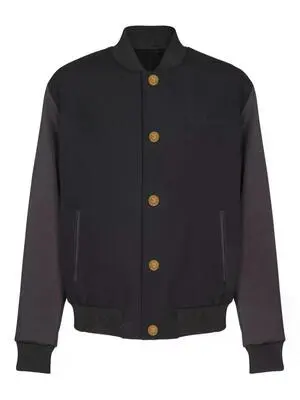 Balmain Satin-sleeved Wool Jacket