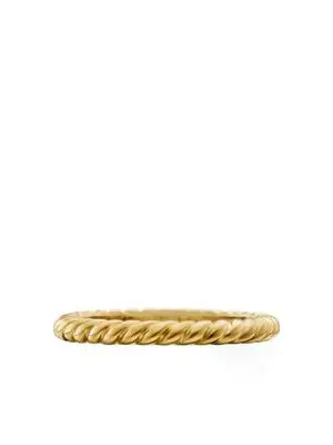 David Yurman 18k Yellow Cable Ring - Gold