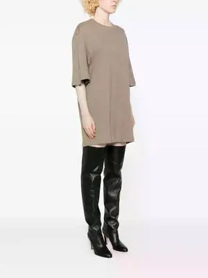 TOTEME Short Sleeve T-shirt Dress - Neutrals