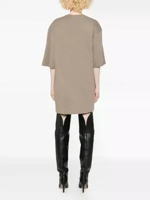 TOTEME Short Sleeve T-shirt Dress - Neutrals