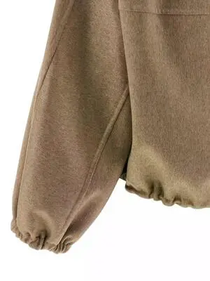 Fabiana Filippi Cashmere Zip-front Bomber Jacket
