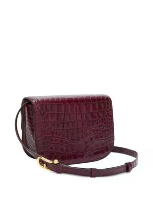 Furla Sfera Crocodile-embossed Dome Satchel