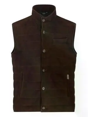 Fay Button Detailed Vests For Men