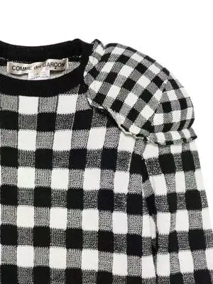 Comme Des Garçons Gingham-check Top