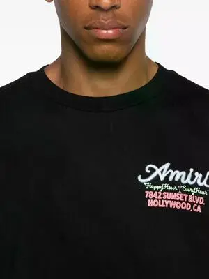 Amiri Logo-embroidered T-shirt
