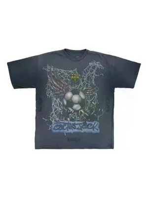 TRAVIS SCOTT X Nike X Fcb Washed Spray T-shirt - Black