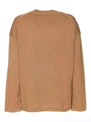 Max Mara Crewneck Side-split Sweater