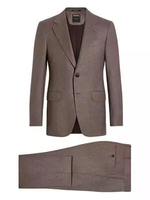Zegna Single-breasted Mélange Suit