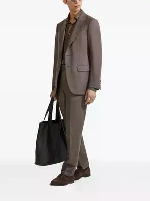 Zegna Single-breasted Mélange Suit