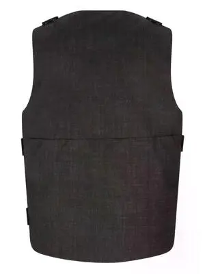 MASSIMO OSTI STUDIO Logo-plaque Padded Gilet