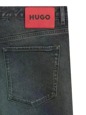 Hugo Logo-plaque Straight Leg Jeans