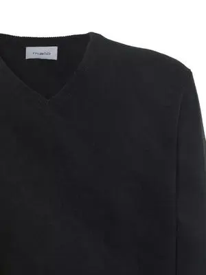 Malo V-neck Cashmere Sweater - Black