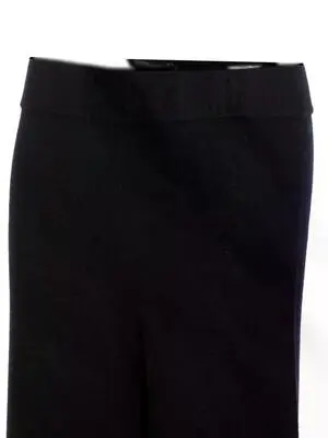 Max Mara Wide Leg Wool Trousers - Black