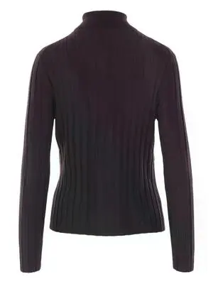 ALLUDE Ribbed Turtleneck Sweater