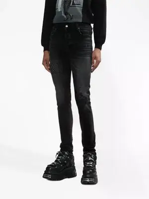 Amiri Crystal-embellished Skinny Jeans