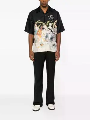 Amiri Illustration-print Short-sleeve Shirt