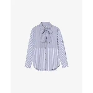 Sandro Tie Neck Shirts For Women