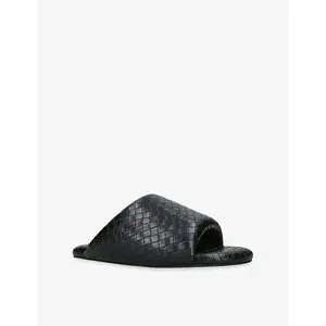 SIMONMILLER Woven Leather Sliders