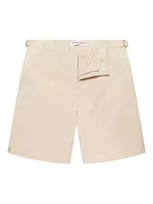 Orlebar Brown Stretch-cotton Belted Shorts - Neutrals
