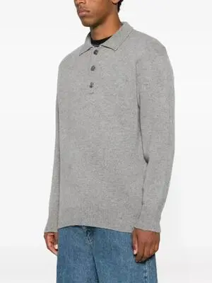 AMARANTO Button Polo Shirt