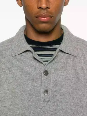 AMARANTO Button Polo Shirt
