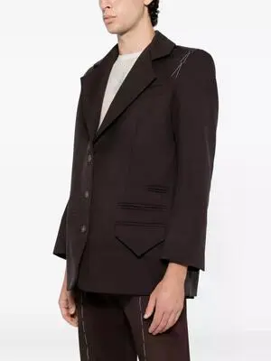 SONIA CARRASCO Heavyweight Single-breasted Blazer