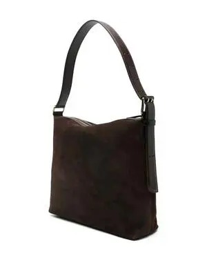 ATP ATELIER Bassano Suede Shoulder Bag - Brown