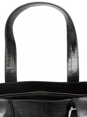 CORDERA Crocodile-embossed Shoulder Bag