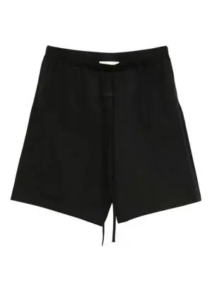 Fear Of God Logo Patch Shorts - Black