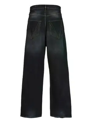 Vetements Distressed Wide-leg Trousers