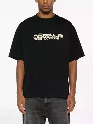 Off-White Logo-logo T-shirt - Black