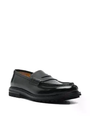 HENDERSON BARACCO Penny-strap Leather Loafers