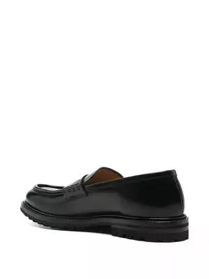 HENDERSON BARACCO Penny-strap Leather Loafers